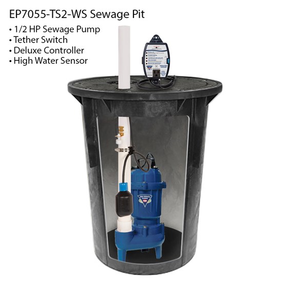 EP7055 Sewage Pit | Stop Flooding